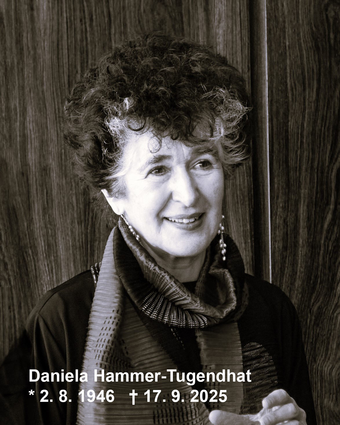 Daniela Hammer-Tugendhat (2 August 1946 – 17 September 2025) - Vila ...